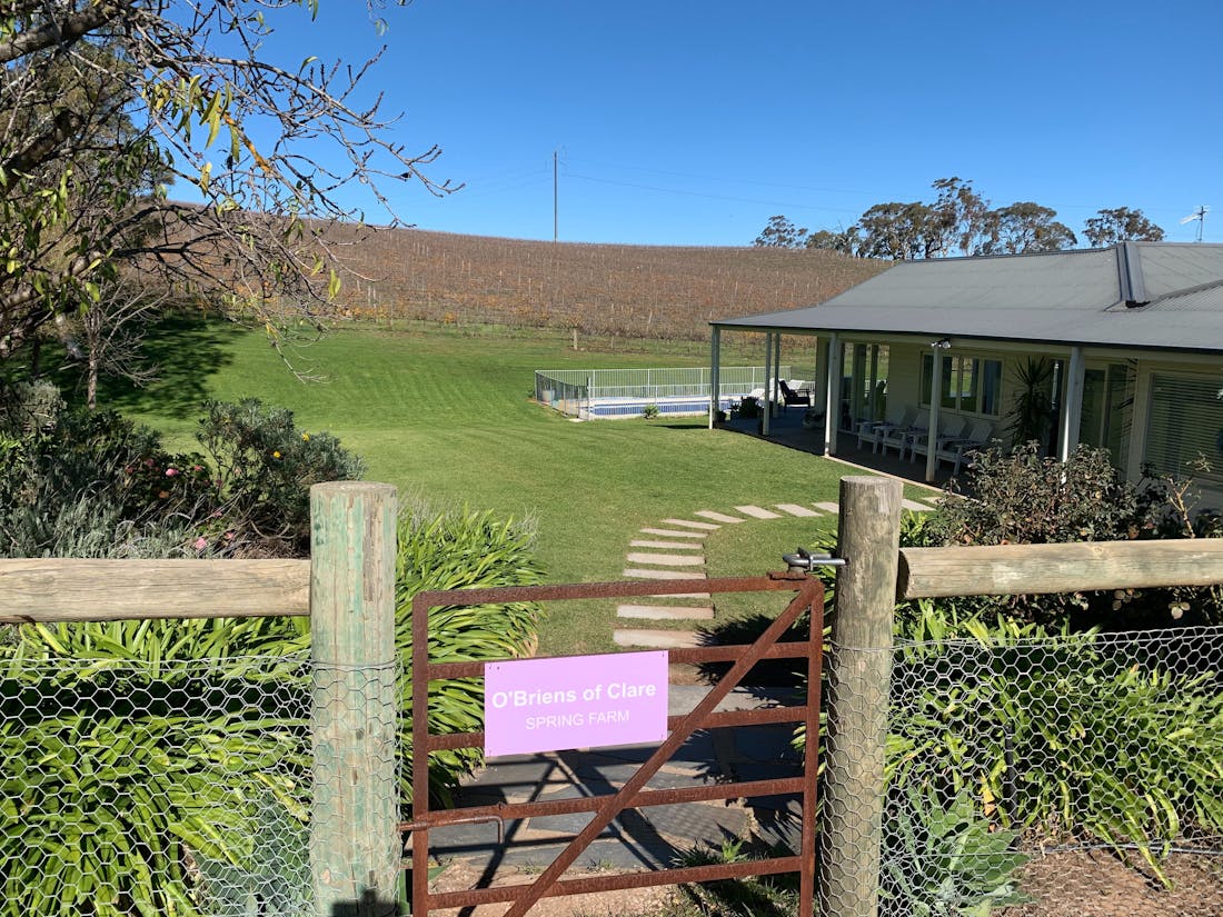 O'Briens of Clare - Spring Farm, Accommodation | South Australia