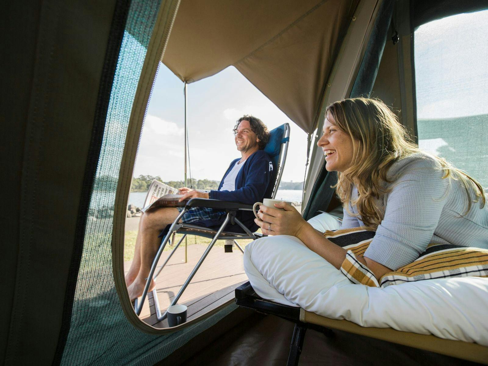 Cockatoo Island Waterfront Camping Sydney Australia Official