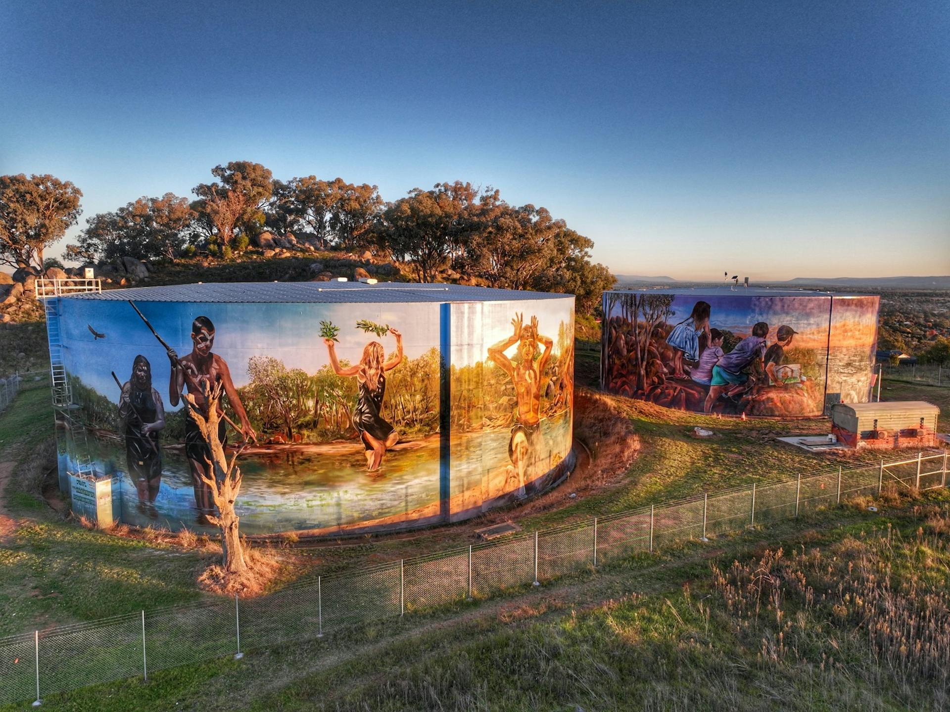 Cowra POW Water Tank Murals in Cowra - The Fold: Your Guide to ...