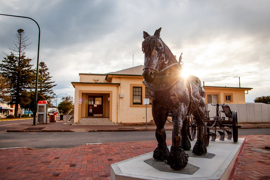 Bonney the Clydesdale Horse sculpture - Cleve, Attraction | South...
