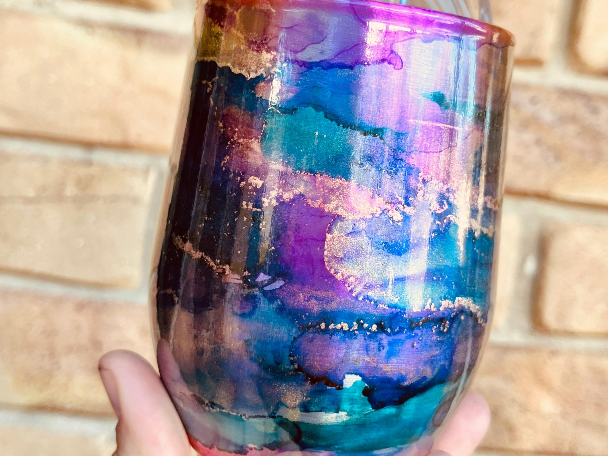 Learn to Make a Epoxy Resin & Alcohol Ink Tumbler Class- Mango Hill ...