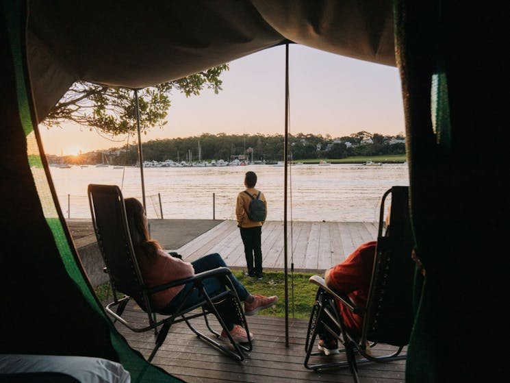 Cockatoo Island Waterfront Camping Sydney Australia Official