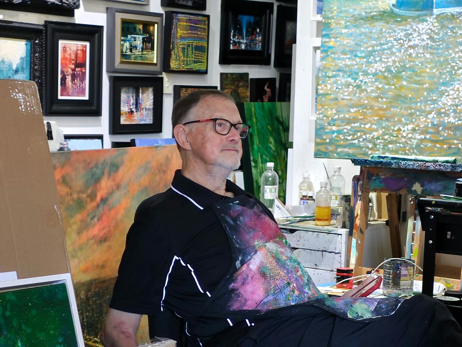 David Hinchcliffe Art Exhibition at Newstead House