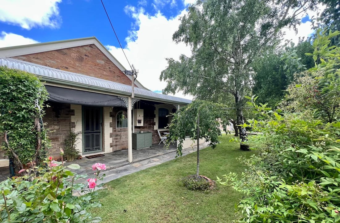 Copper Mine Cottage, Main bedroom and second bedroom - Burra, Acc...