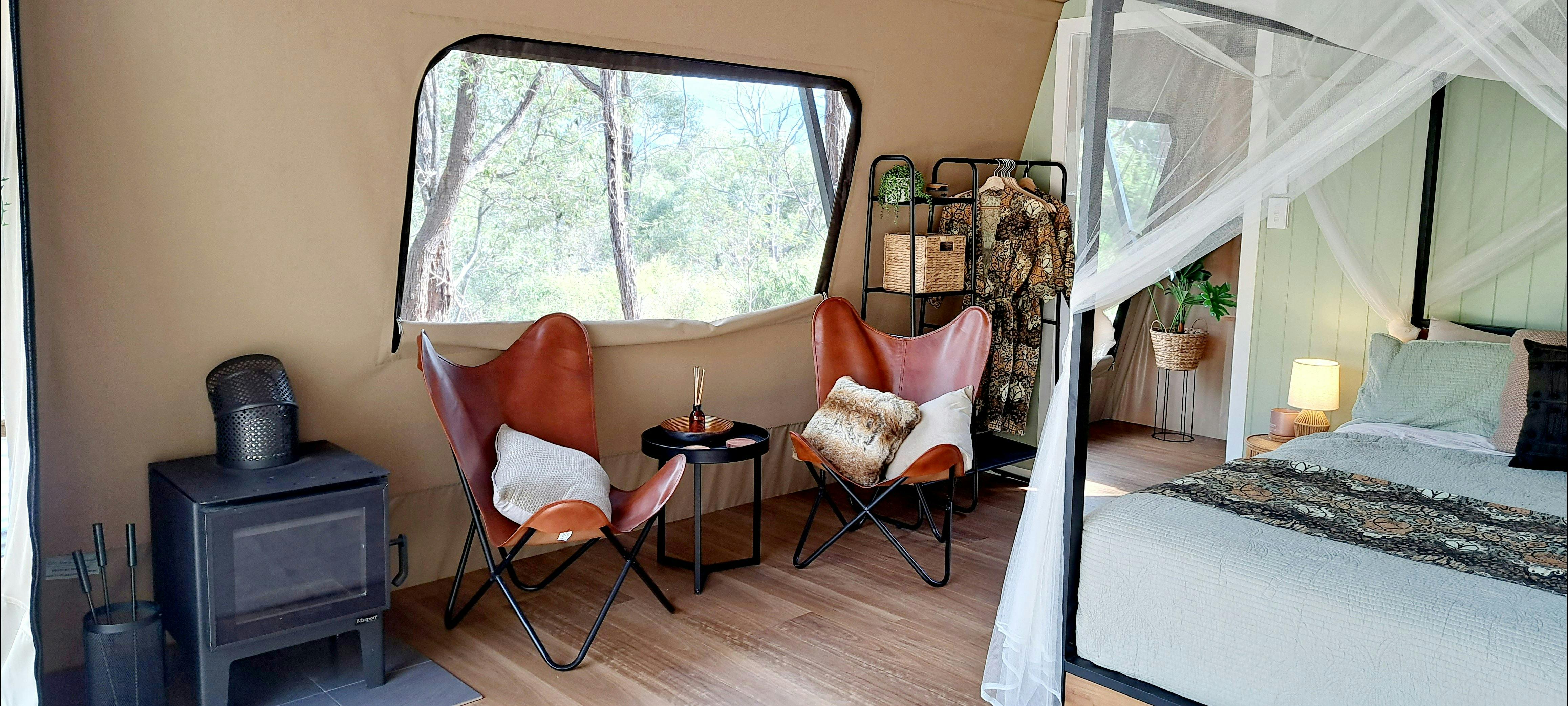 Moogie Glamp at Lake Moogerah