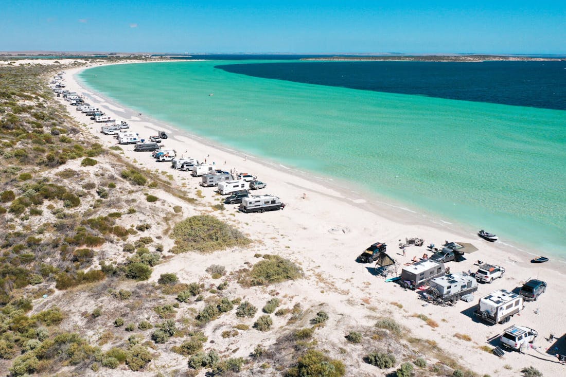 Perlubie Beach Campground - Streaky Bay, Accommodation | South Au...