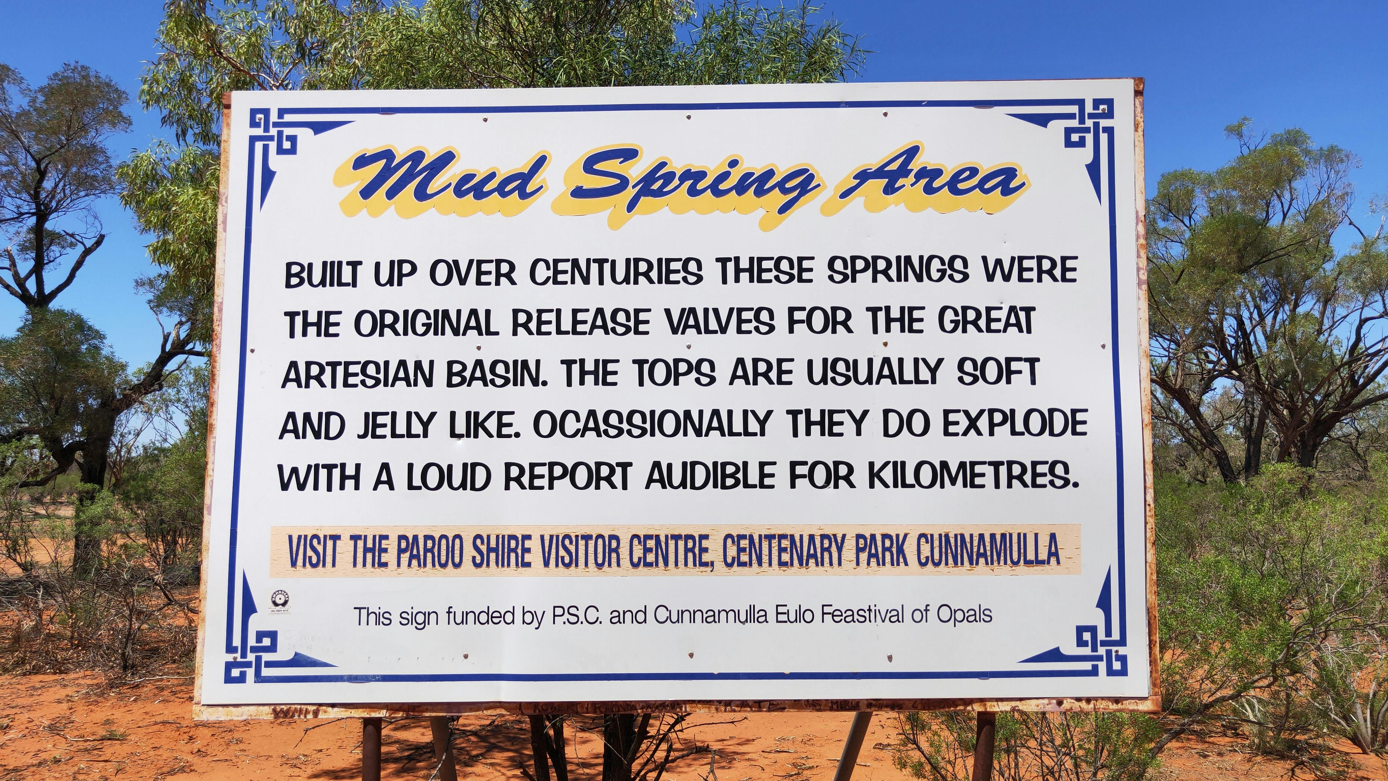 Mud Springs | Attractions | Queensland