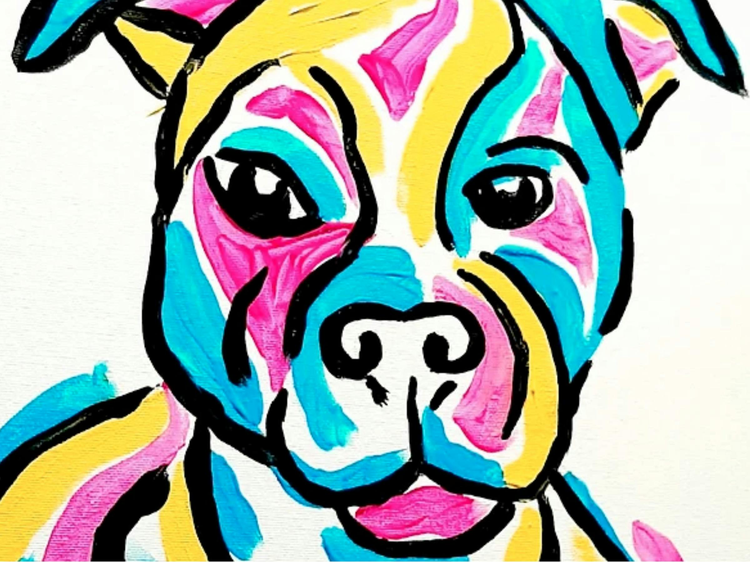 Learn to Paint your Pet 'Andy Warhol' Style- Mango Hill Coffee Club Sip ...