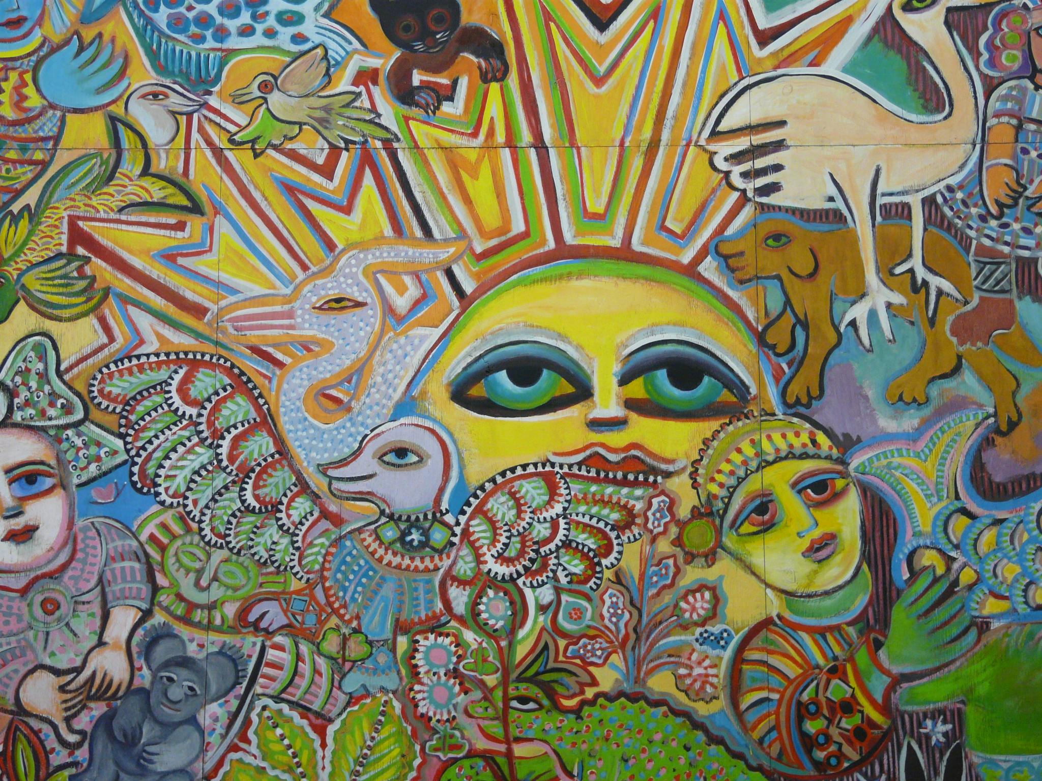 The Painting of Life by Mirka Mora - Queensland