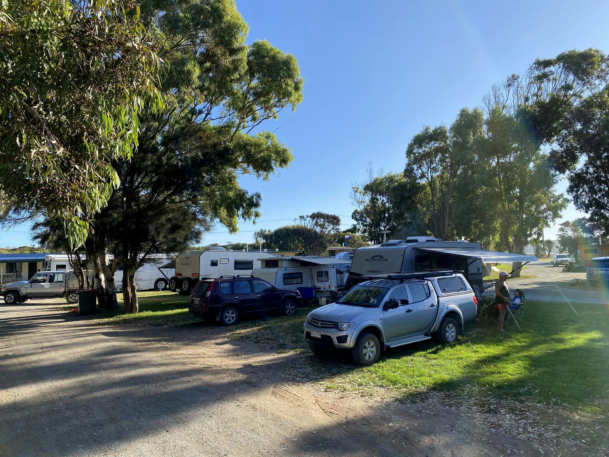 Elliston Caravan Park, Grassed Sites - Elliston, Accommodation
