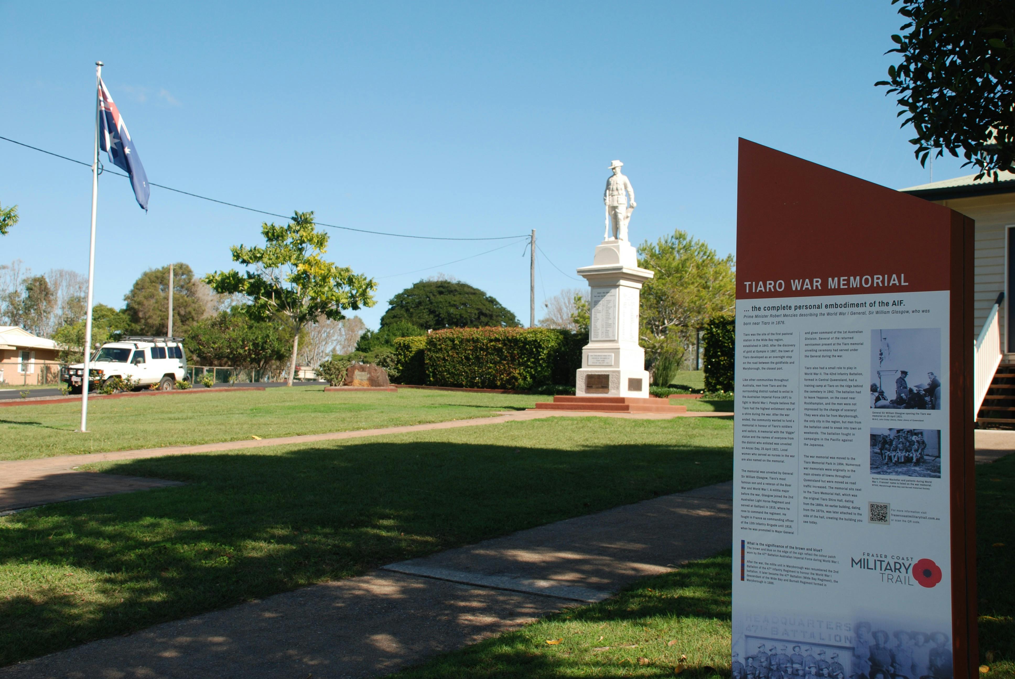 Tiaro War Memorial | Visit Fraser Coast