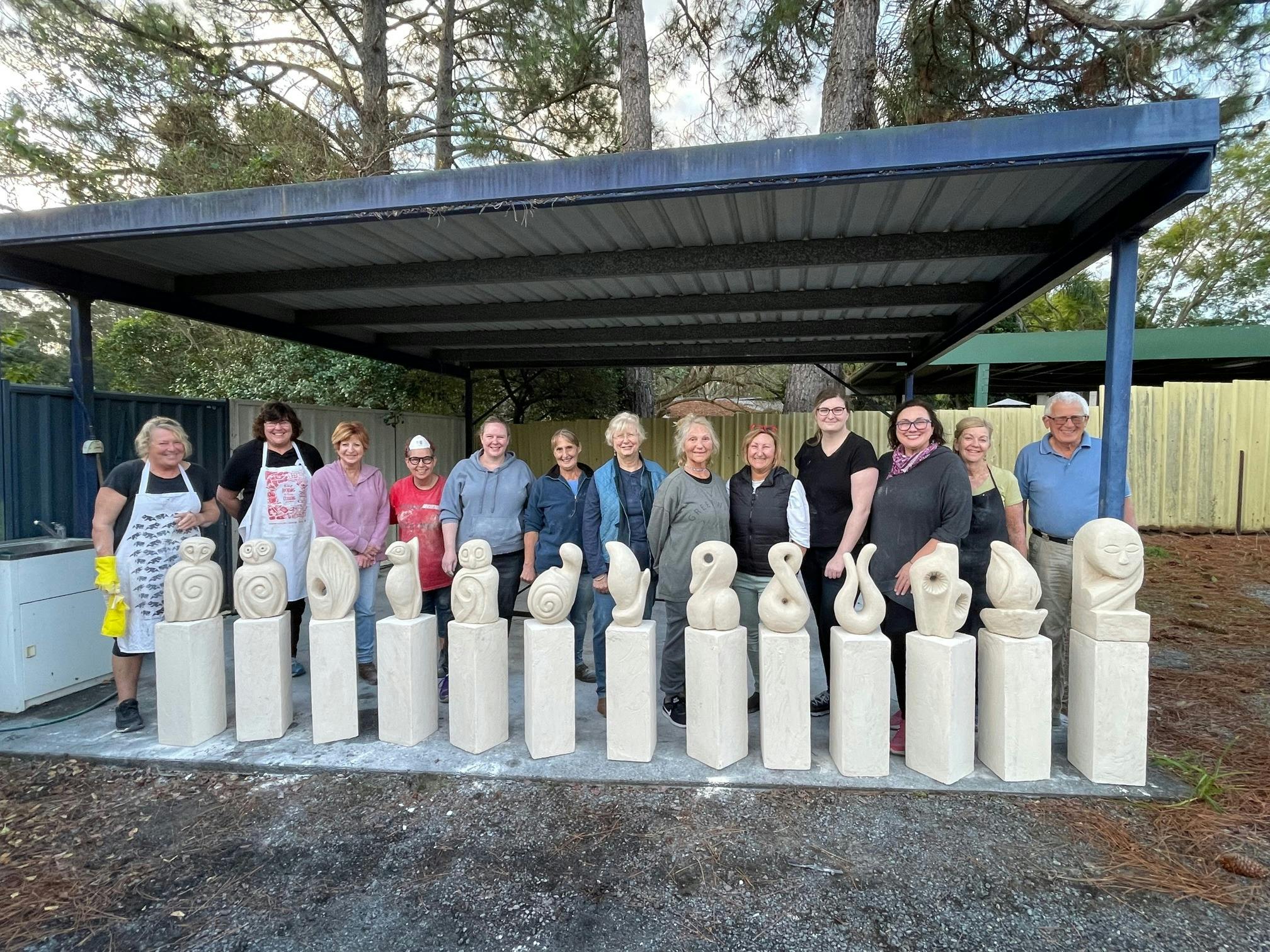 Reduction Sculpture One-Day Workshop - Shoalhaven - South Coast NSW