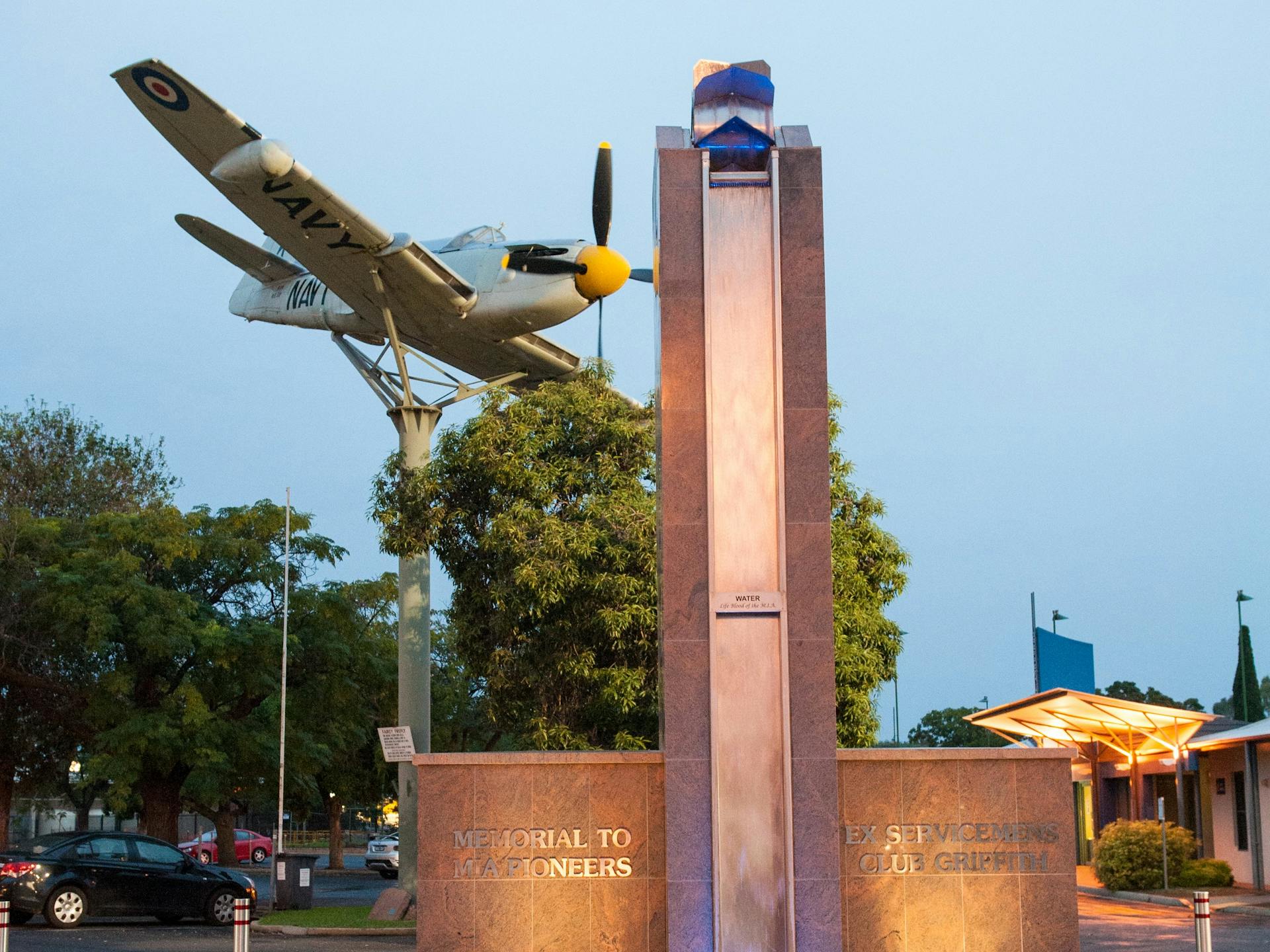 Fairey Firefly and Dethridge Wheel Memorial in Griffith - The Fold ...