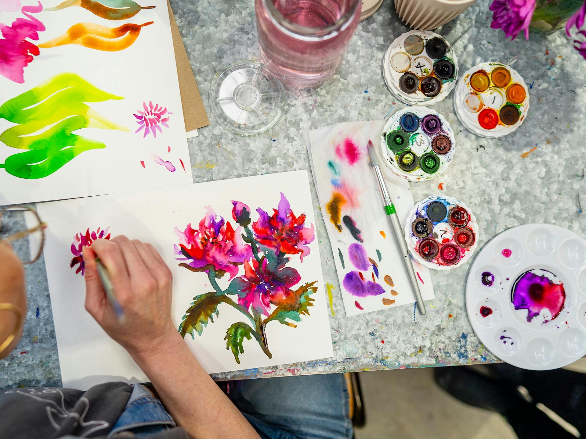 Intro to Watercolour Workshop in Orange - The Fold: Your Guide to ...