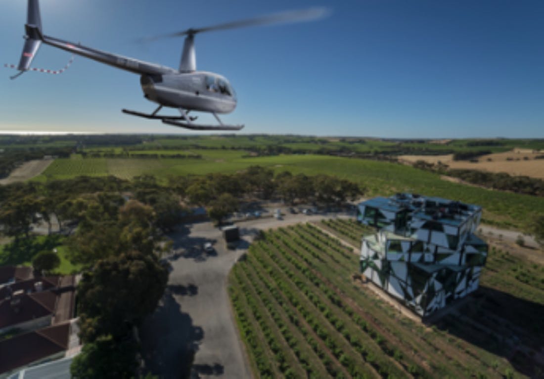 Helicopter tour, Blending Bench & d'Arry's Verandah Degustation,