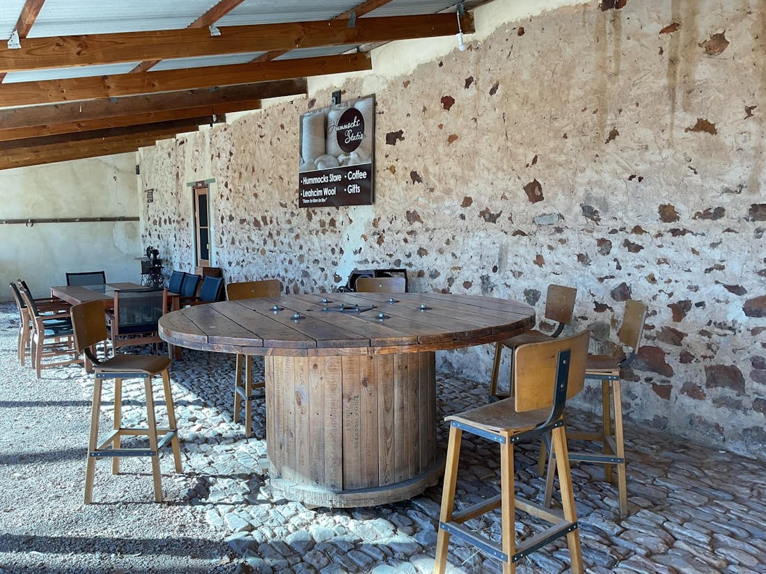 Leahcim Wool at the Hummocks Station Trap Shed Store - Snowtown,