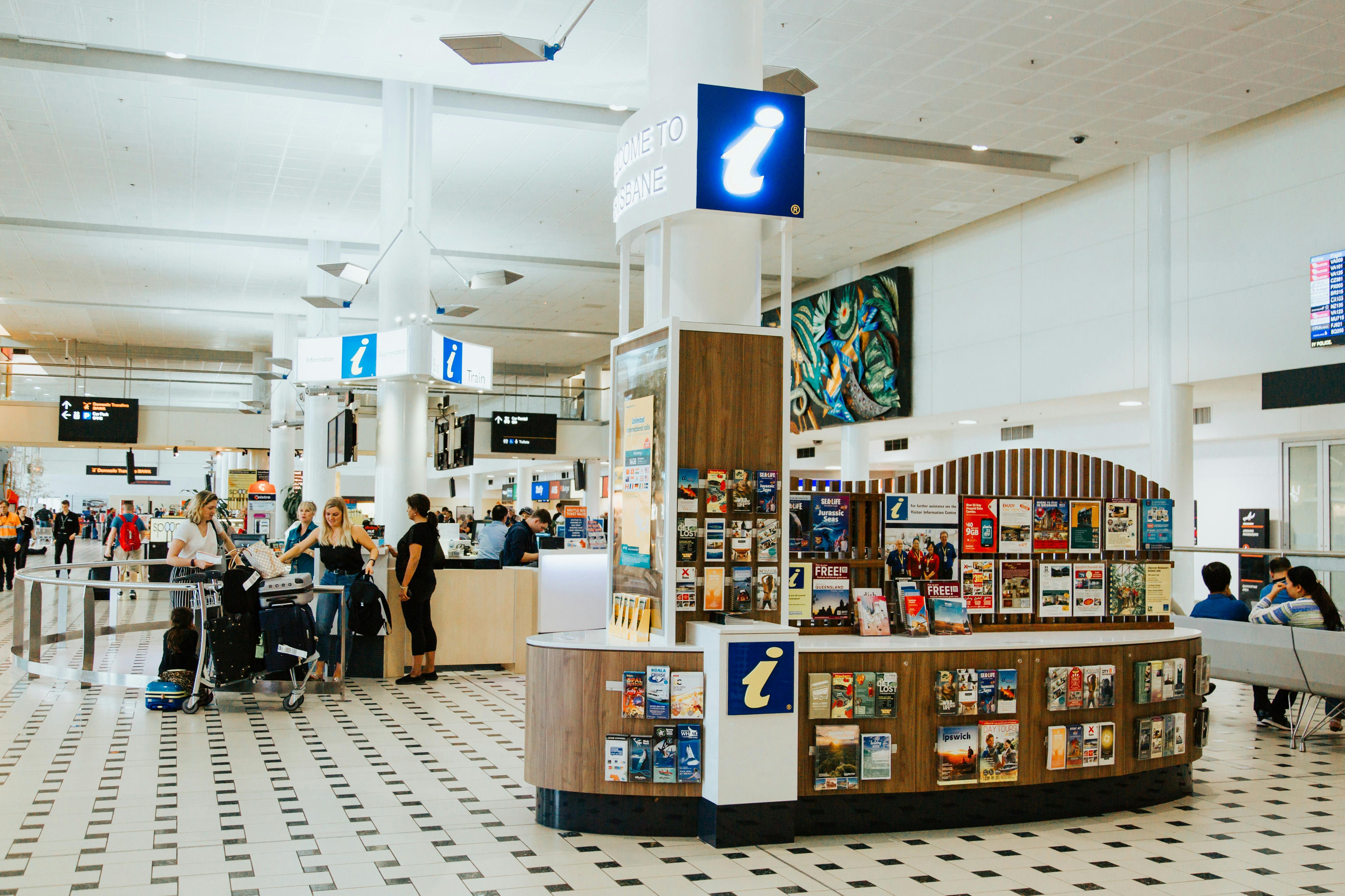 Brisbane International Terminal Visitor Information Centre | Information-services | Queensland