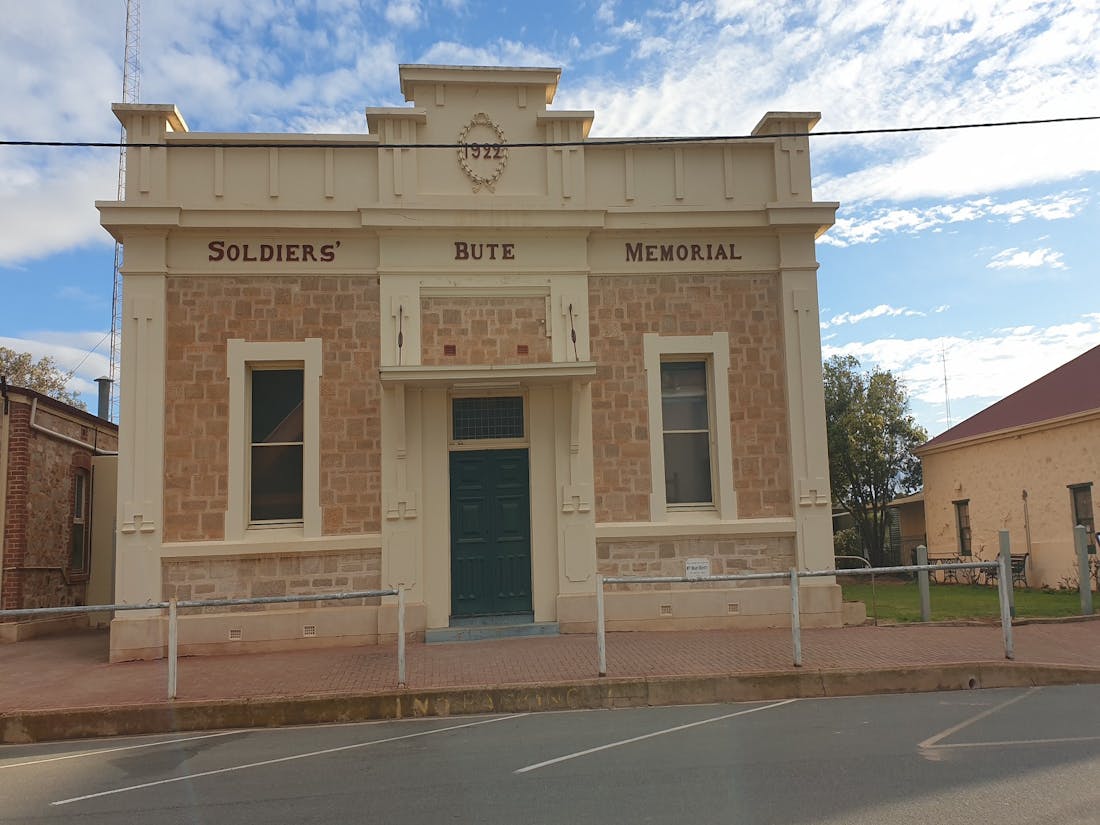 Bute Soldiers' Memorial Hall - Bute, Attraction | South Australia