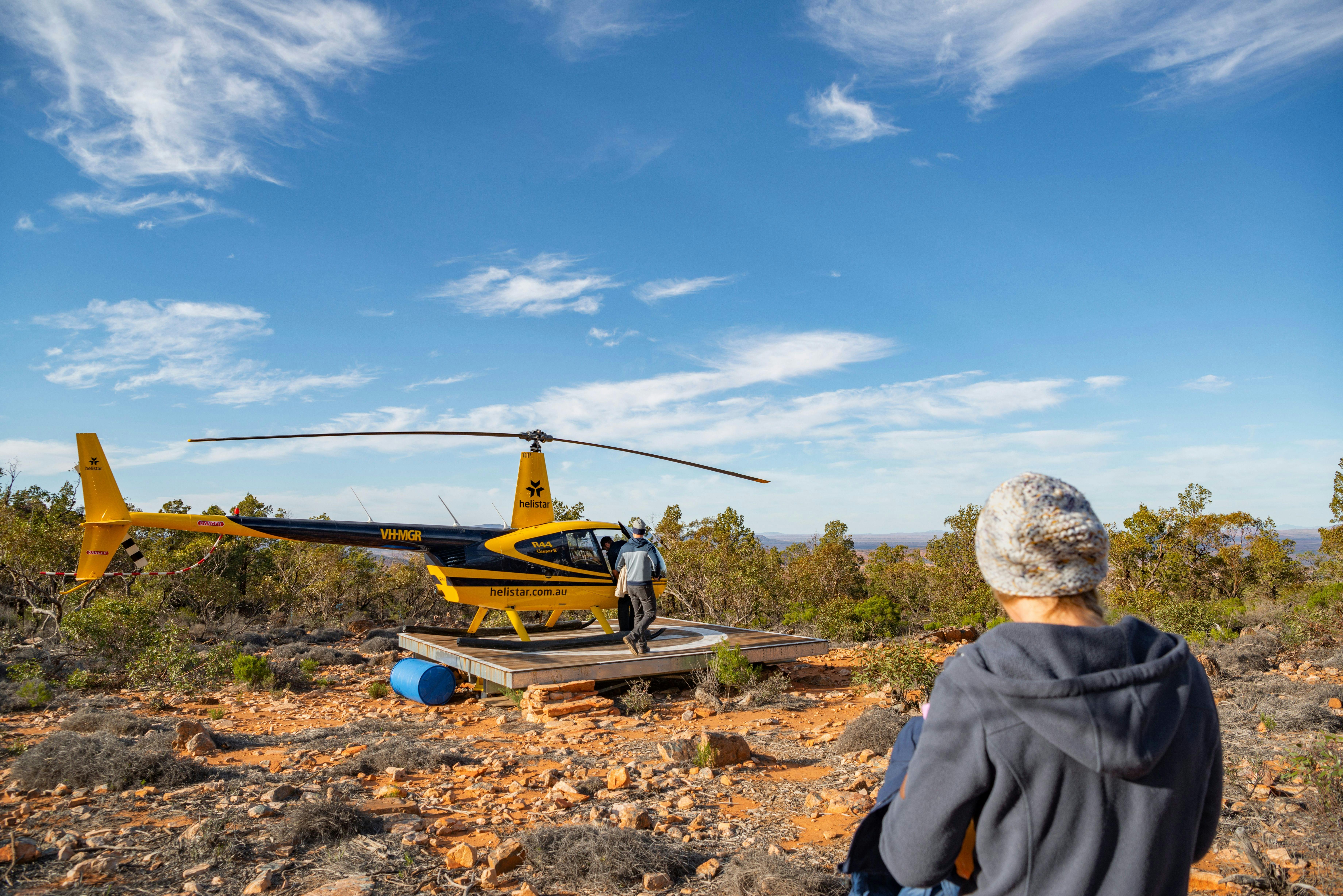 Heli-Camping Experience, Tour Service | South Australia